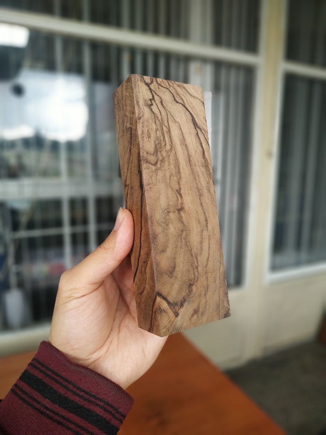 Turkish Walnut Wood Block: Natural Knife Handle Blank (30x50x150mm) - Etsy