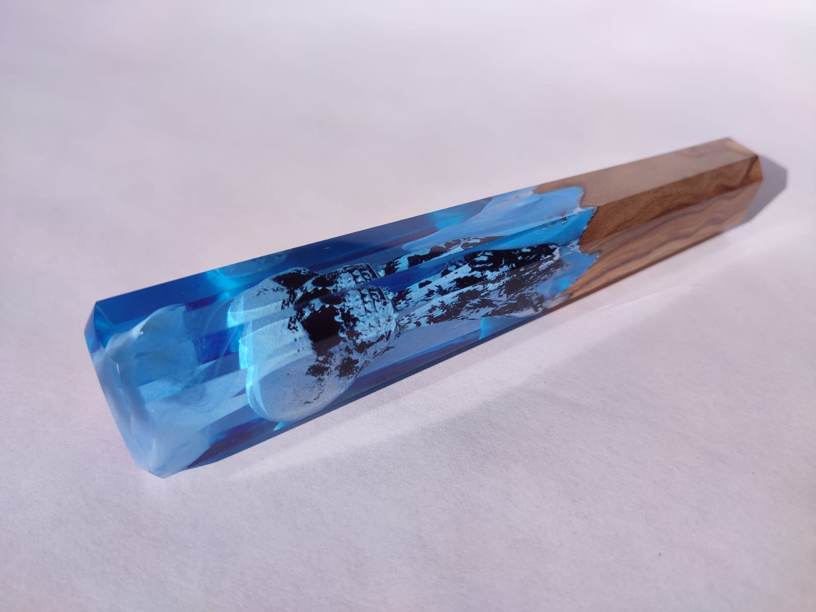 Japanese Wa Handle Octagonal Knife Handle Model: Frozen Skull - Etsy