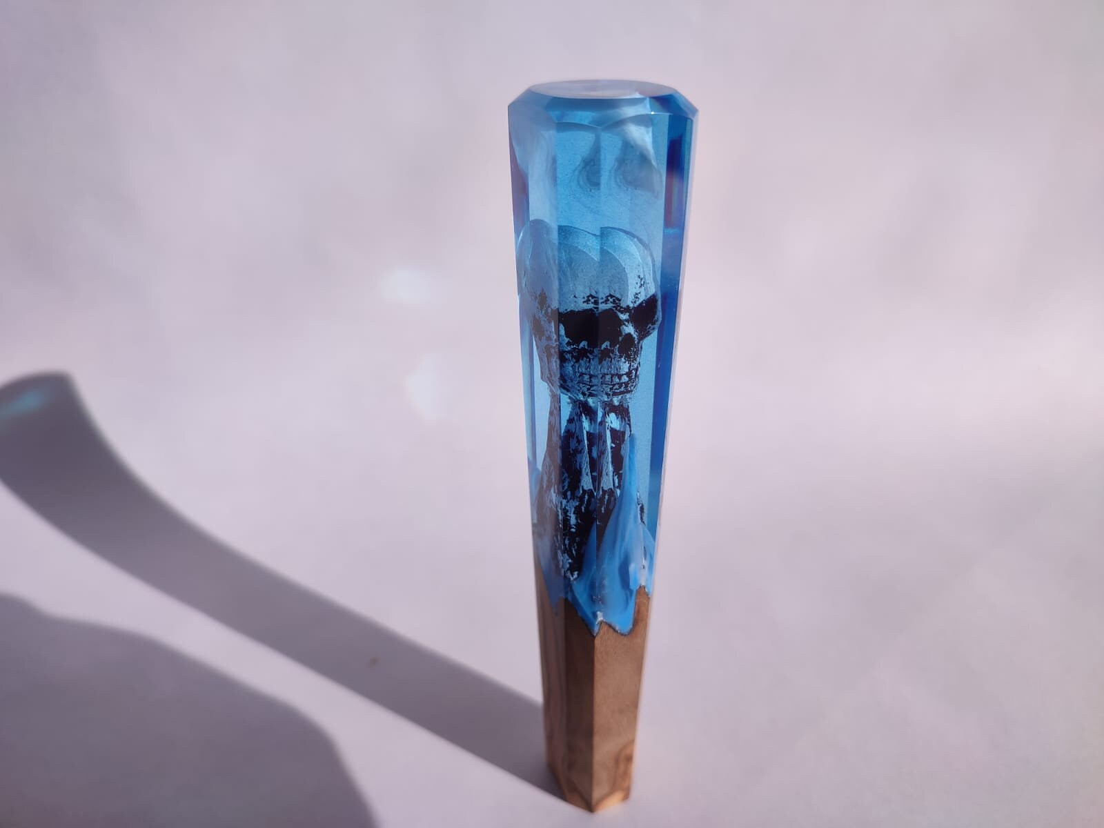 Japanese Wa Handle Octagonal Knife Handle Model: Frozen Skull - Etsy