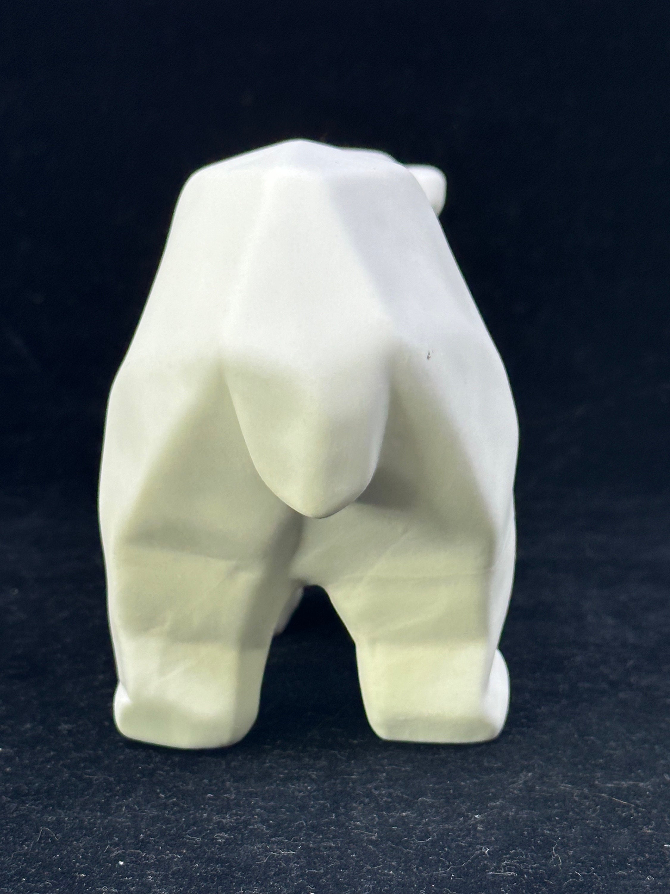 Mid 20th Century Cubist Ceramic Polar Bear Sculpture 4.75” Tall - Etsy