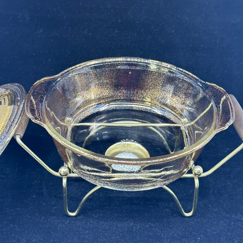 Fire King Culver Coronet Culver Covered Casserole Dish With Warming ...