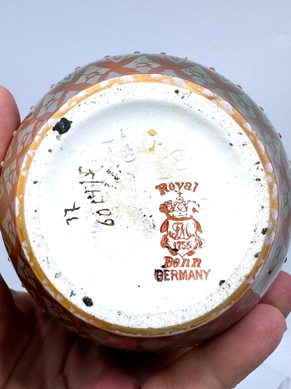 Rare Royal Bonn Germany Victorian Art Nouveau Hand Painted Vase NO ...