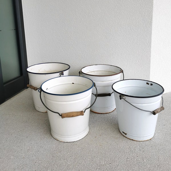 Enamel Bucket - Etsy