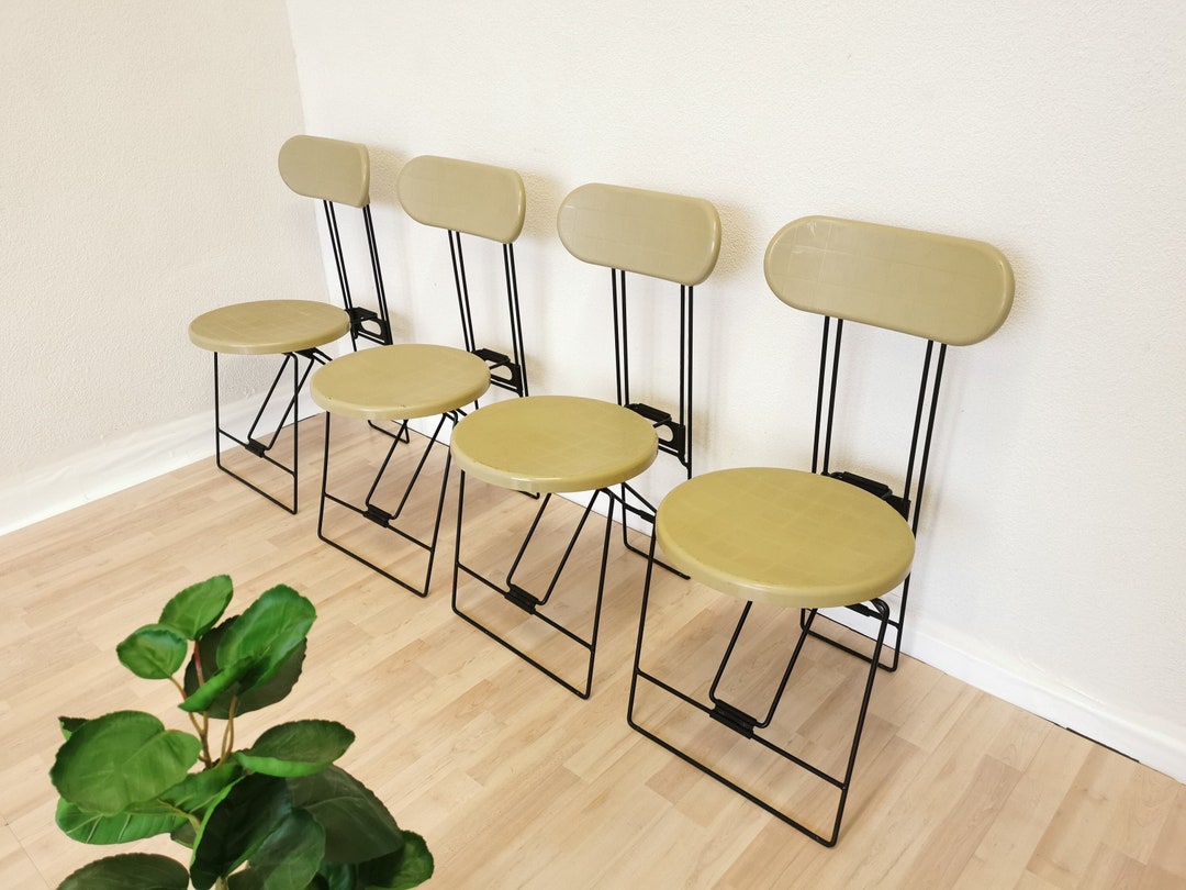 SET OF 4 Vintage Original Cricket Chairs by Andries Van Onck for Magis ...