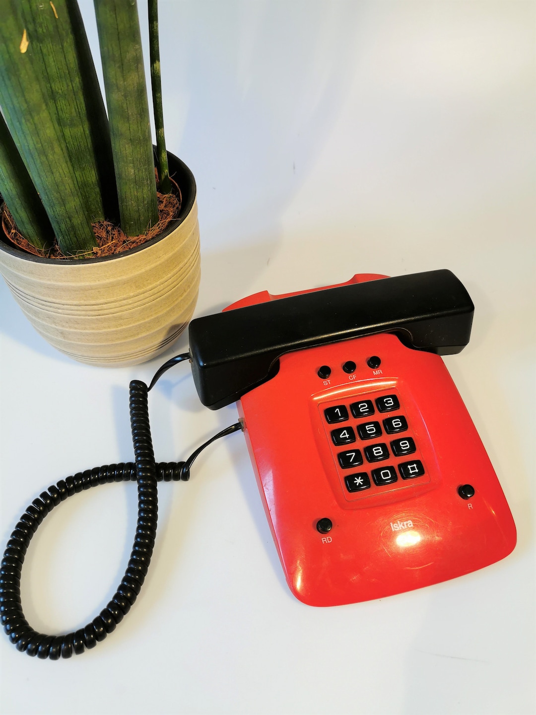Retro Red Phone ISKRA Eta 855S From 1990s / Moma Collection / Vintage ...