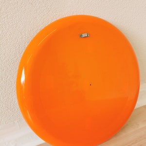 Vintage Orange Round Mirror / Space Age Plastic Wall Mirror / - Etsy