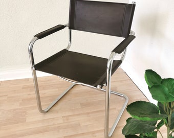 Vintage Mart Stam Style MG5 Armchair White / Mid-century Cantilever ...