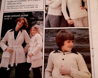 Patons Aran Knitting - Etsy