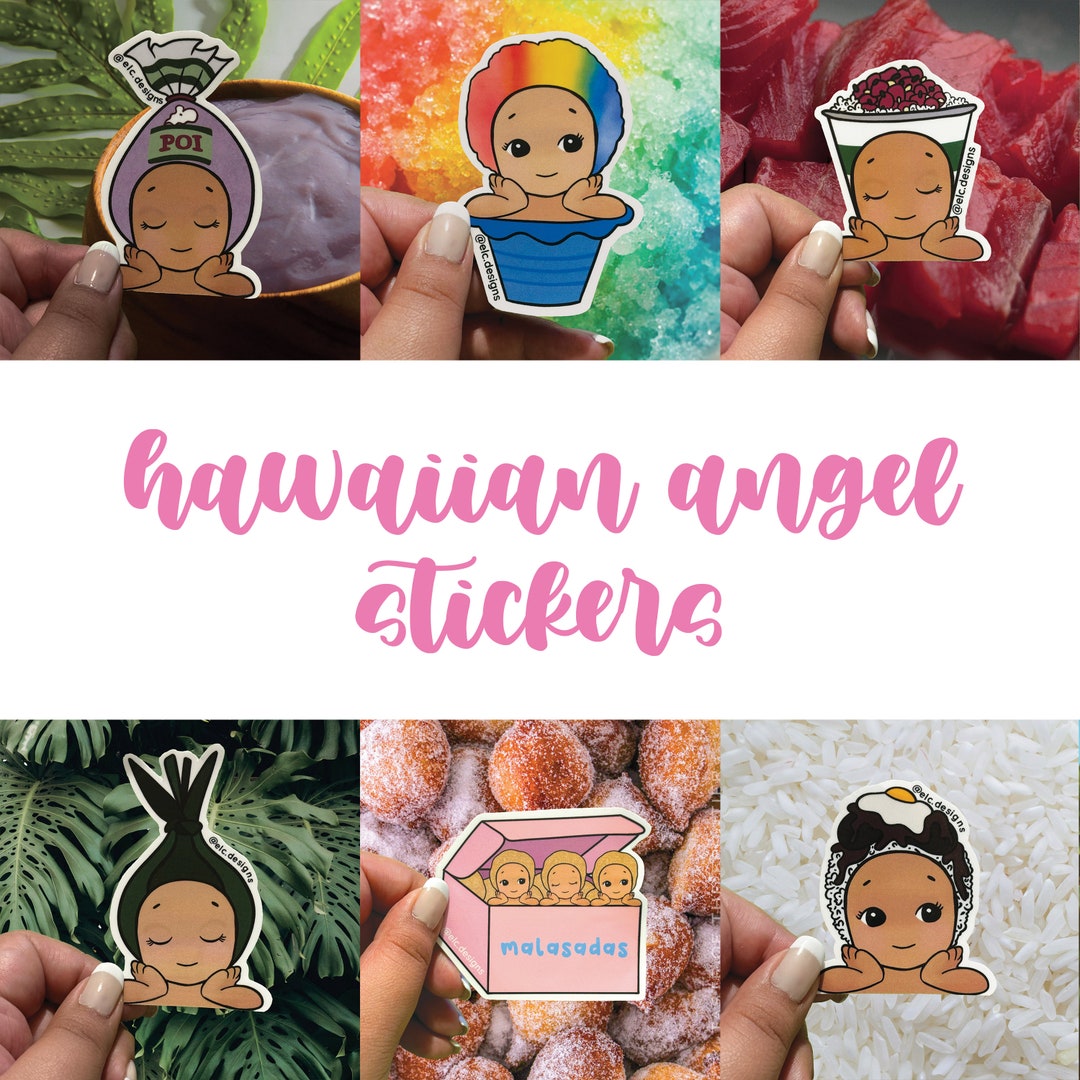 Hawaii Food Baby Sticker - Etsy