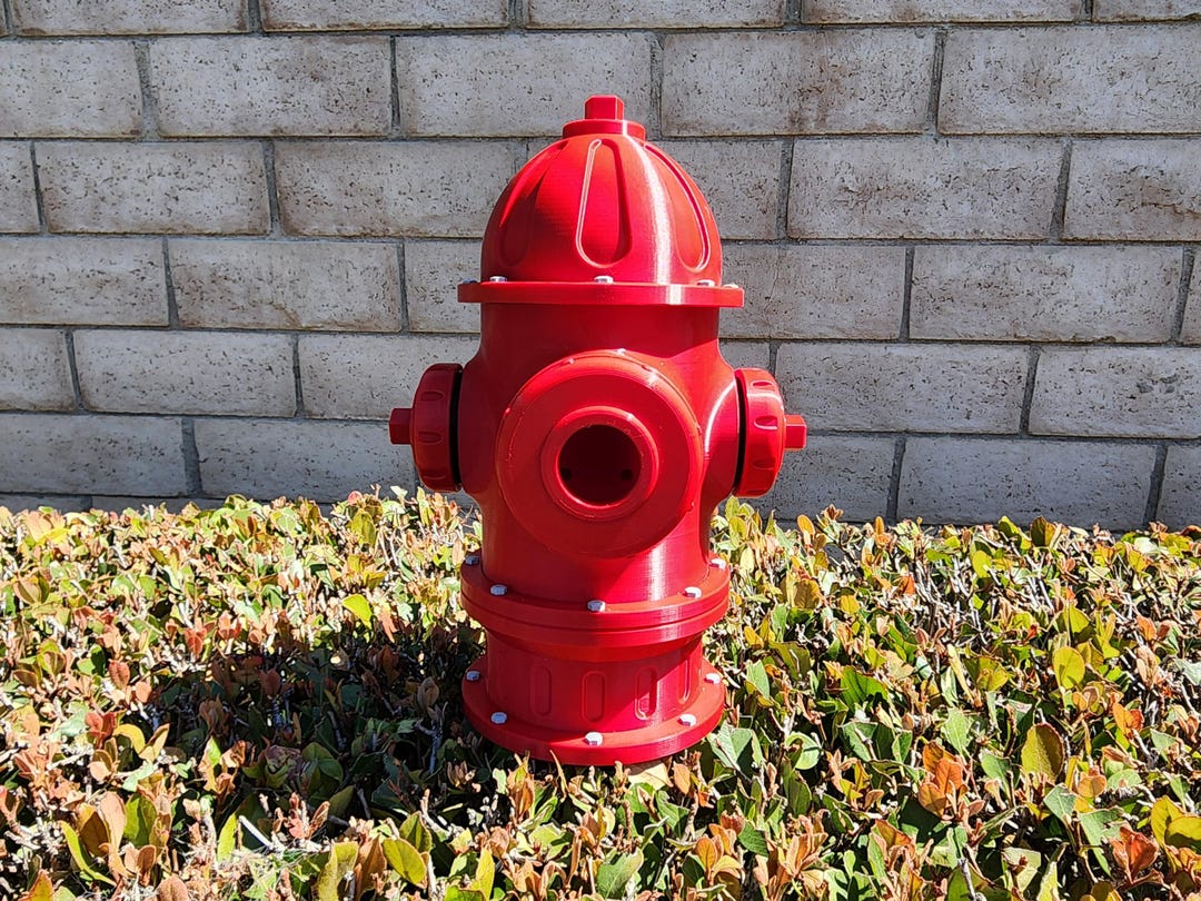 Fire Hydrant Bird House for Birds, 3D Printed Decorative Bird Feeder ...