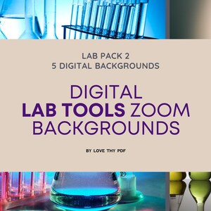 Science Lab Zoom Background 5-pack 2 - High Quality Zoom Background ...