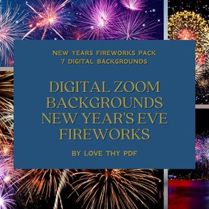 Zoom Fireworks Background 5-pack - High Quality Zoom Background | New ...