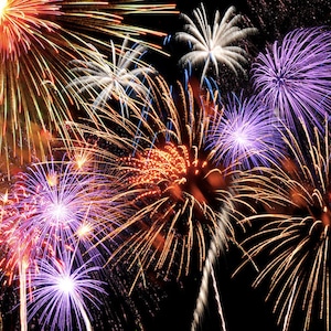 Zoom Fireworks Background 5-pack - High Quality Zoom Background | New ...