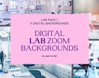 Science Lab Zoom Background 5-pack 2 - High Quality Zoom Background ...