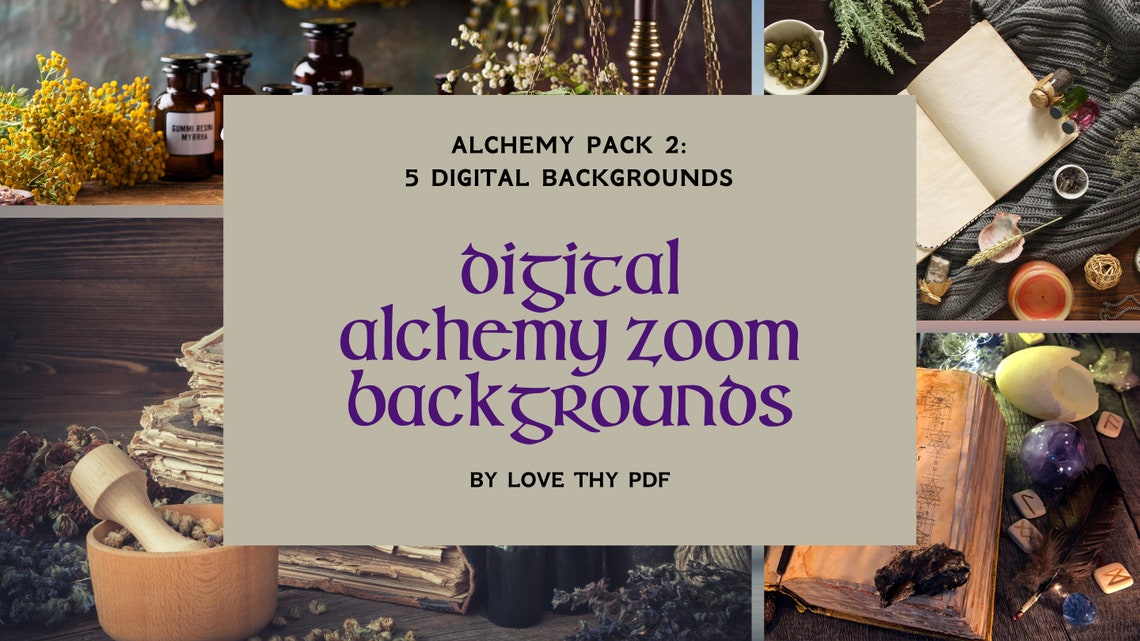 Zoom Alchemy Landscape Background 5-pack #2 - High Quality Zoom ...