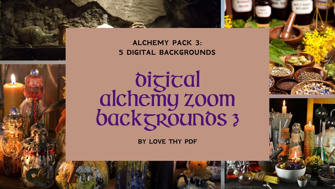 Zoom Alchemy Landscape Background 5-pack #3 - High Quality Zoom ...