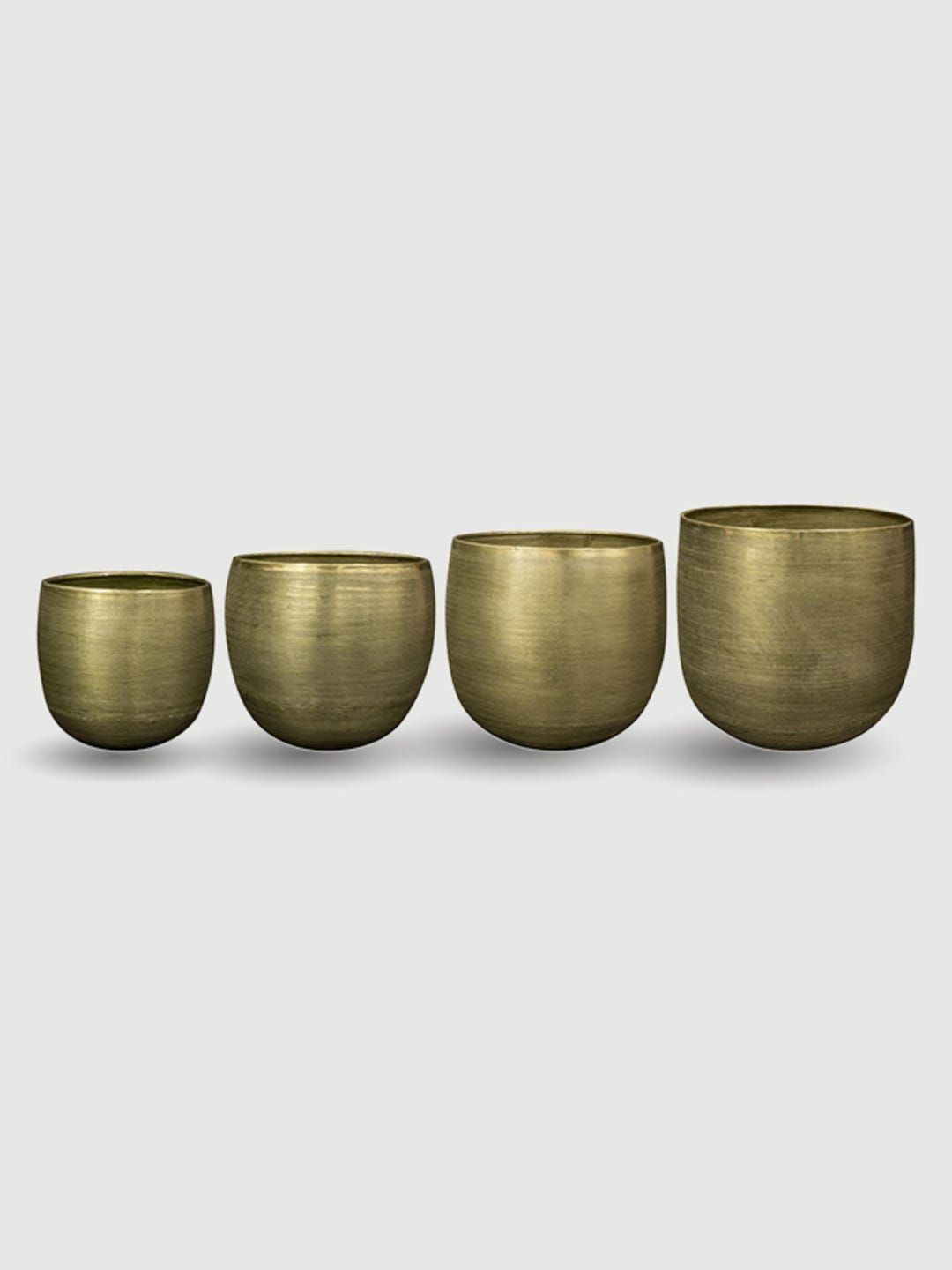 Rowen Plant Pot, Handmade Metal, New Green, Multiple Sizes, Indoor ...