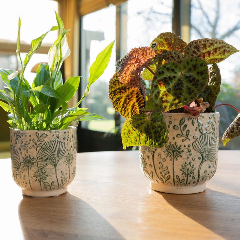 Ceramic Plant Pot Boho - Etsy UK