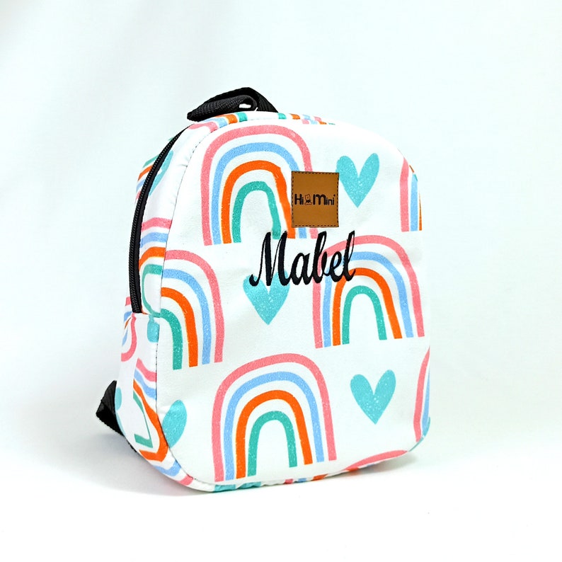 Rainbow Toddler Backpack Personalized Gift for Kids - Etsy