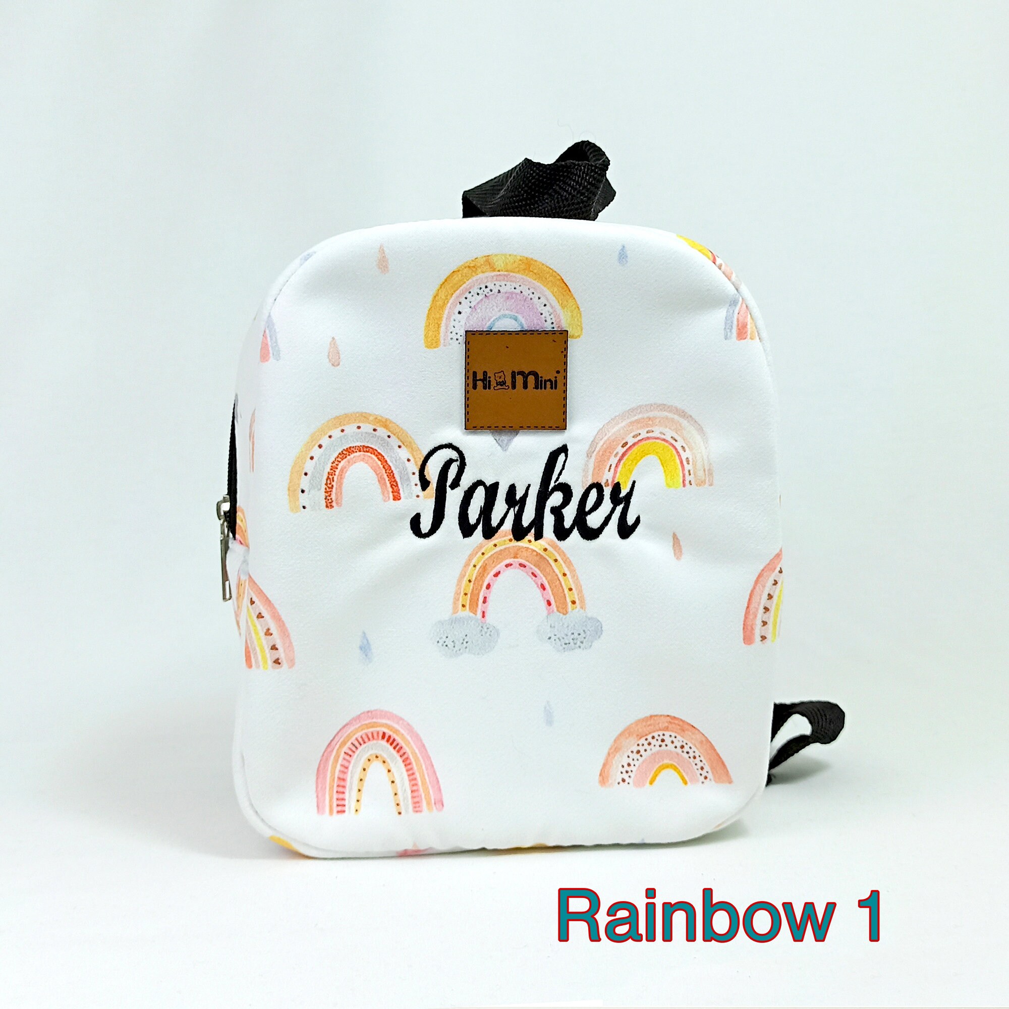 Rainbow Backpack for Toddler Personalized Kids Backpack Girl | Etsy
