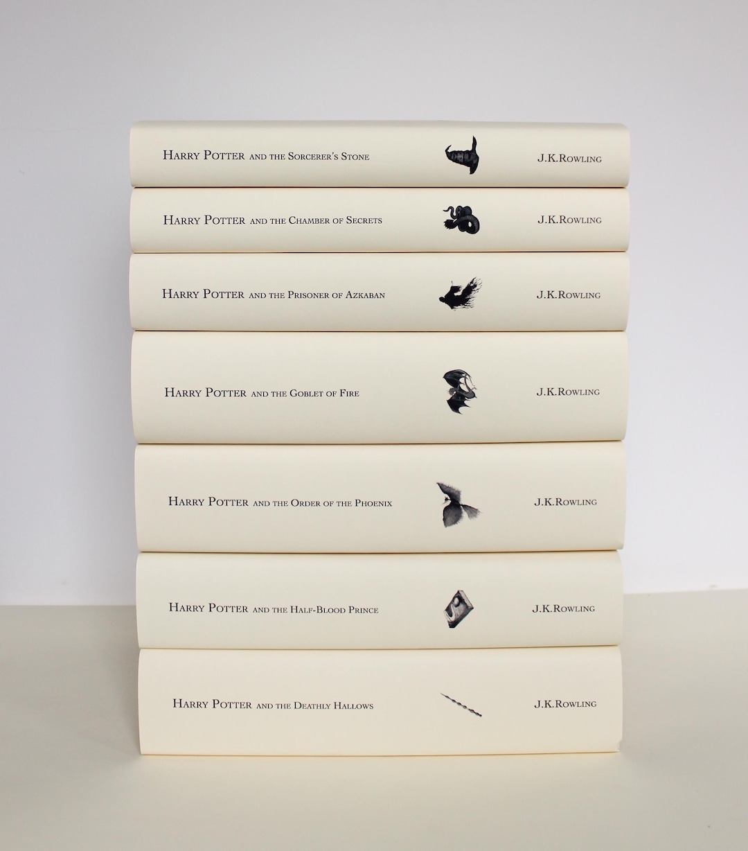HP Set Hardcover Dust Jackets Covers Book Collection Illustrated ...