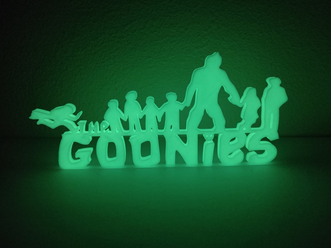 The Goonies GITD Display Sign Glow in the Dark - Etsy