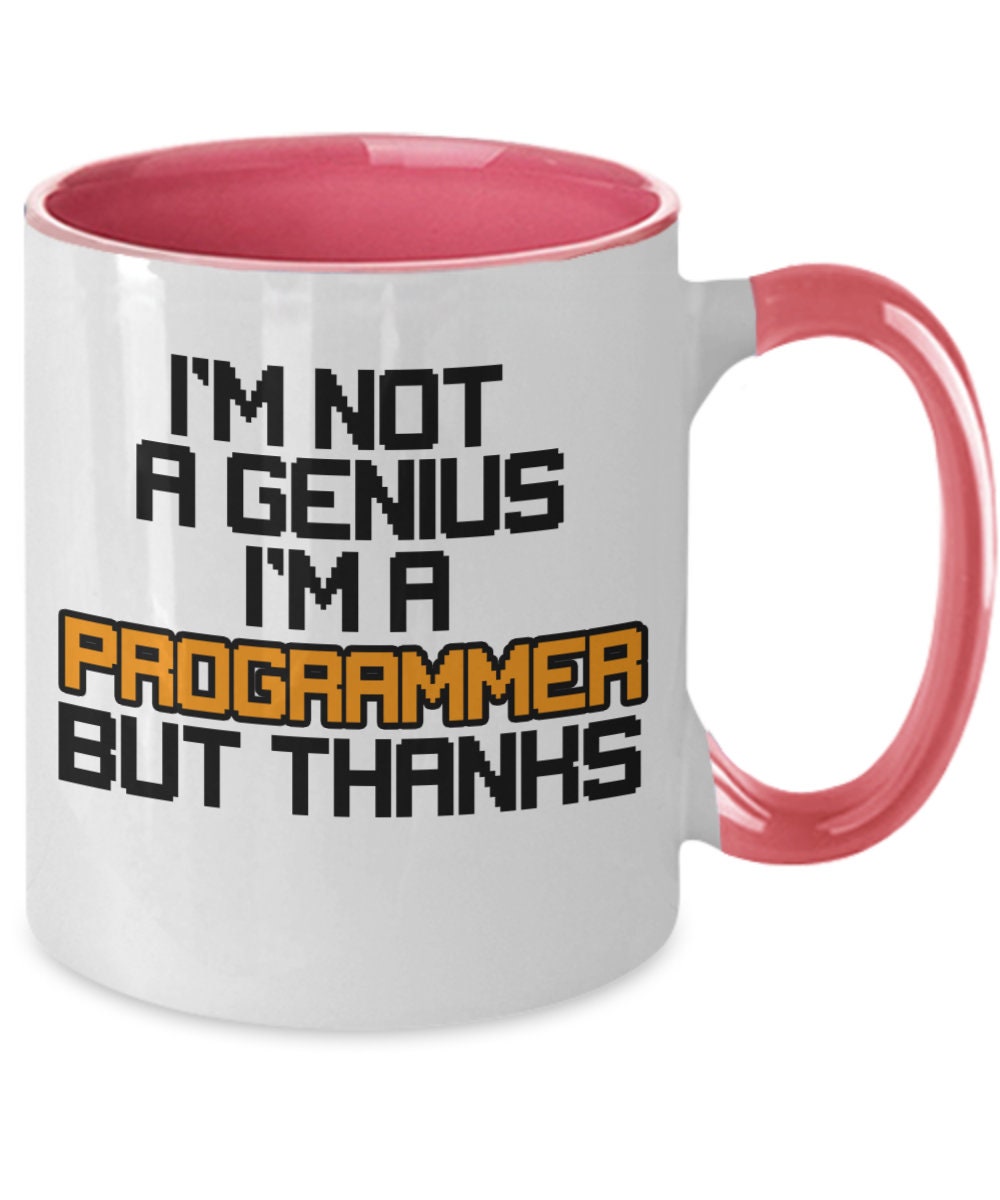 Computer Programming Gifts Im Not a Genius Birthday Christmas Gift Idea ...