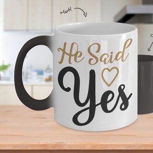 Wedding gifts he said yes wedding gift idea for men color | Etsy
