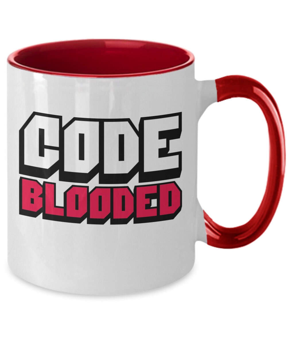 Computer programming gifts code blooded birthday christmas | Etsy