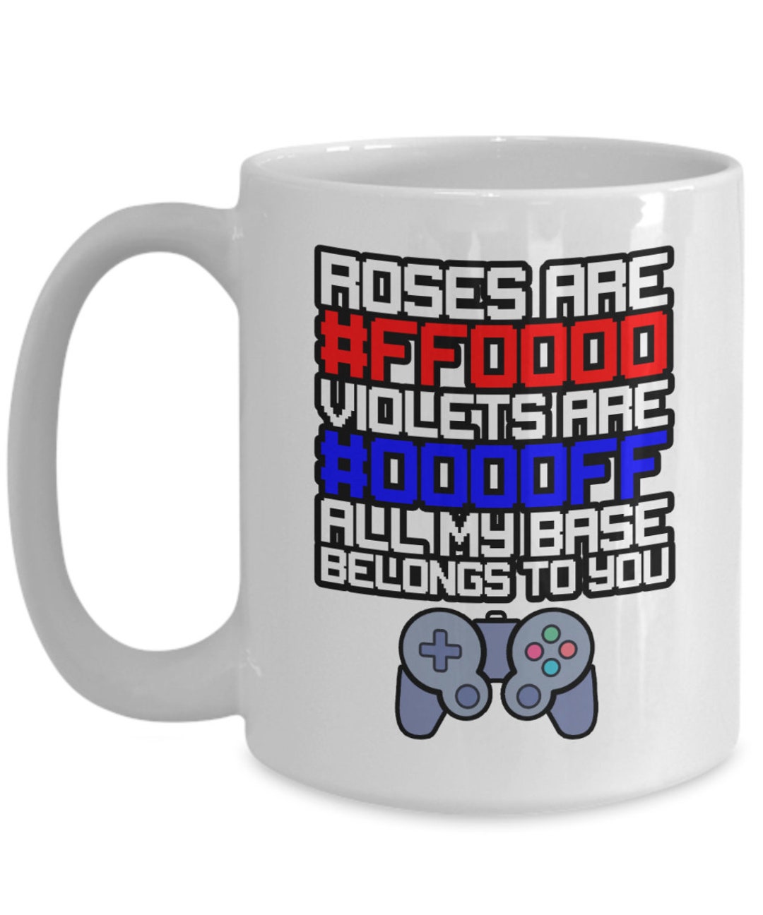 Computer Programming Gifts Coffee Mug Roses Are Ff0000 Violets - Etsy
