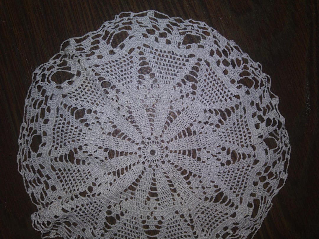 Antique Crocheted Lace Yarn/end of the 19th Century and Beginning of ...
