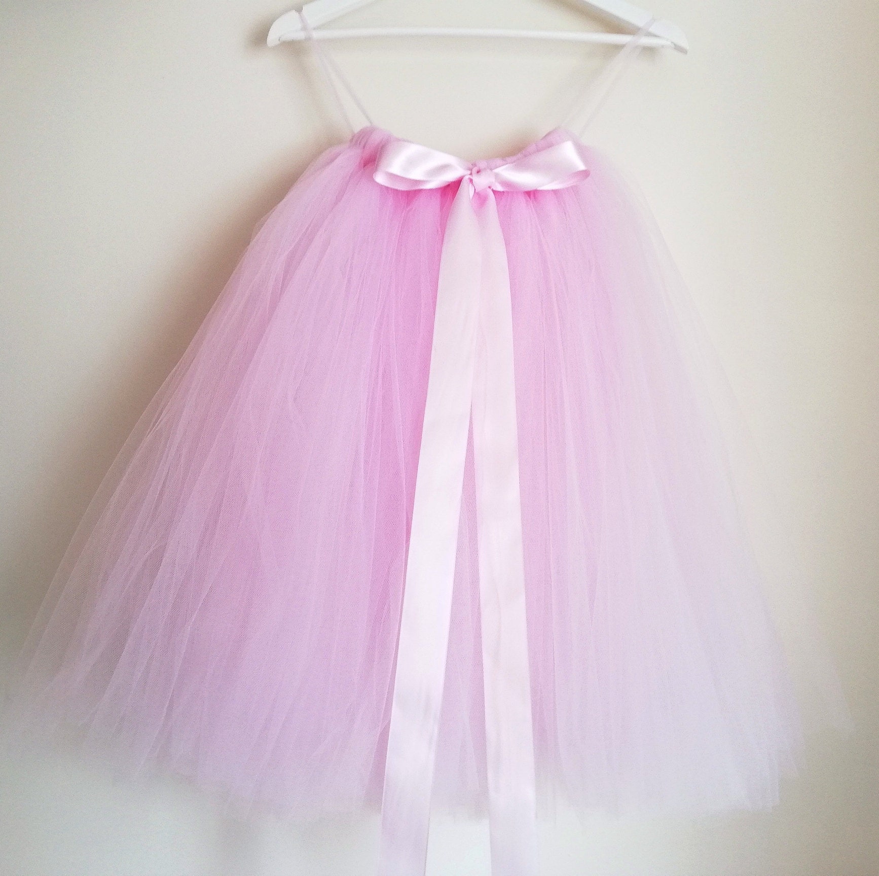 Light Pink Flower Girl Tutu Skirt, Wedding, Birthday, Special Occasion ...