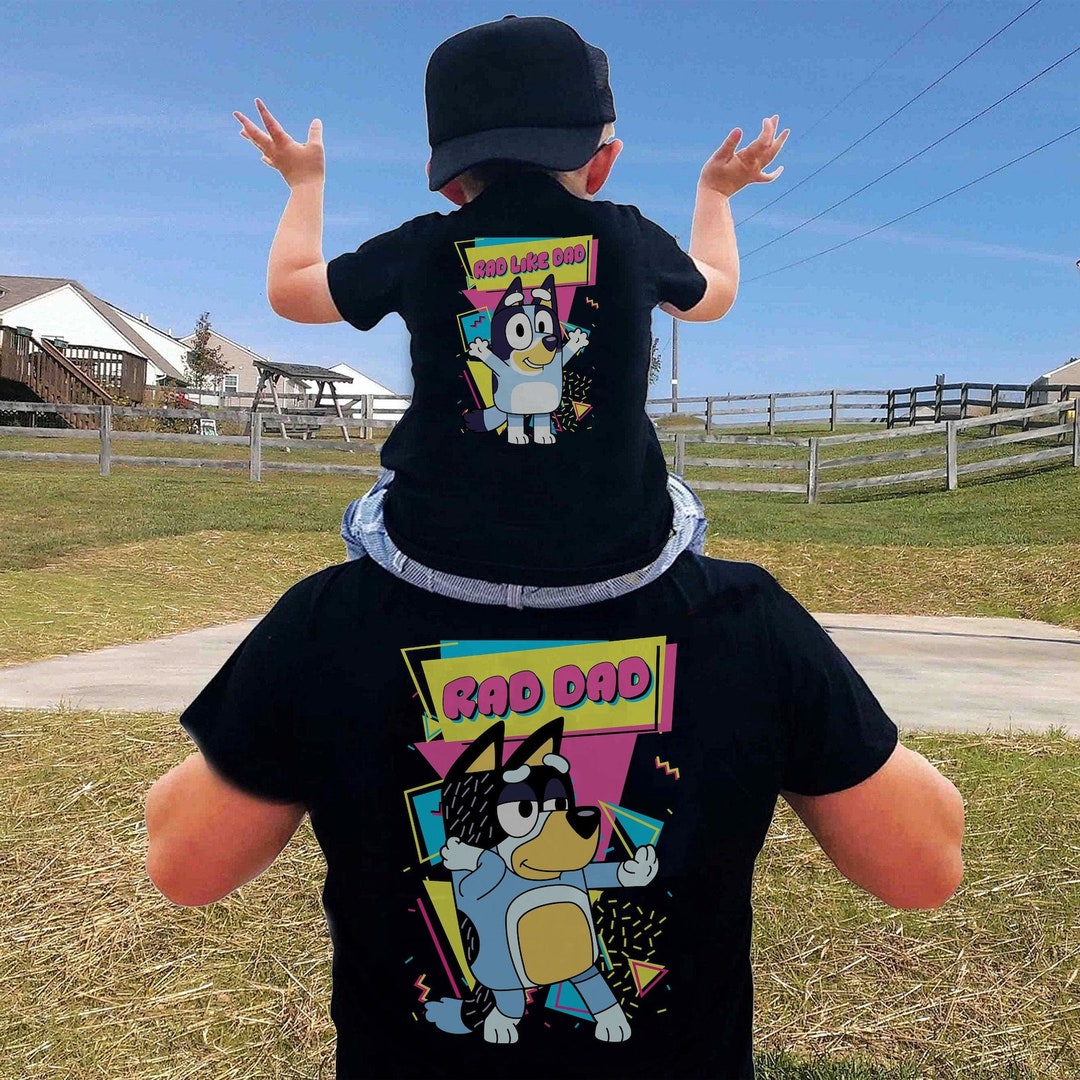 Retro 90s Rad Dad PNG, Military Dad PNG, Bluey My Dad is Awesome Png ...