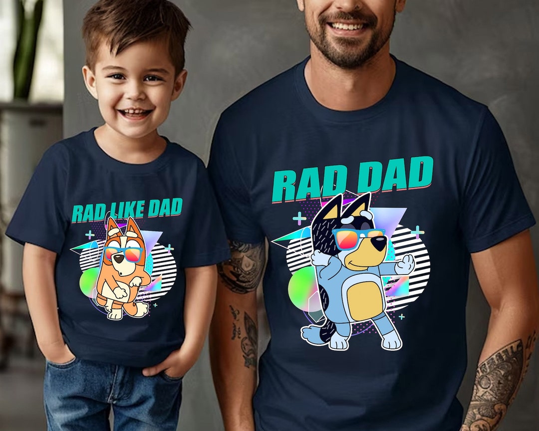 Retro 90s Rad Dad PNG, Military Dad PNG, Bluey My Dad is Awesome Png ...