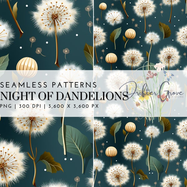 Dandelion Pattern - Etsy