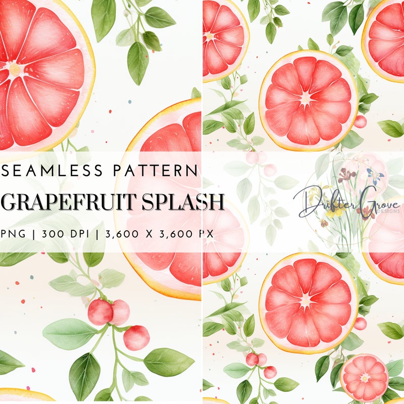 Grapefruit Print - Etsy
