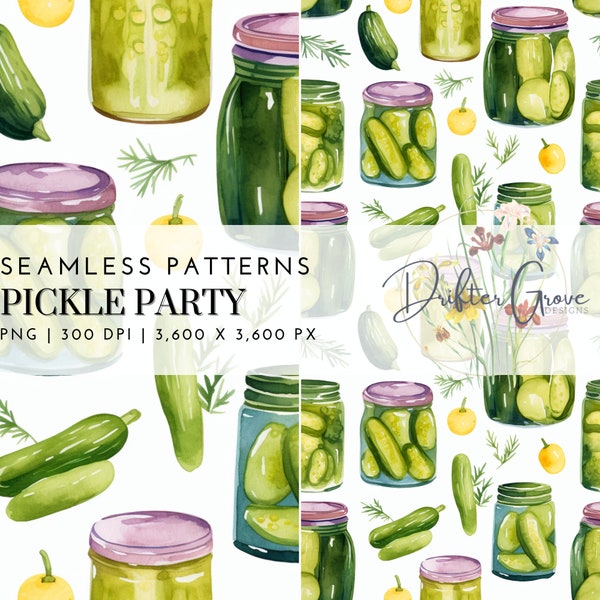 Pickle Scrapbook Paper - Etsy