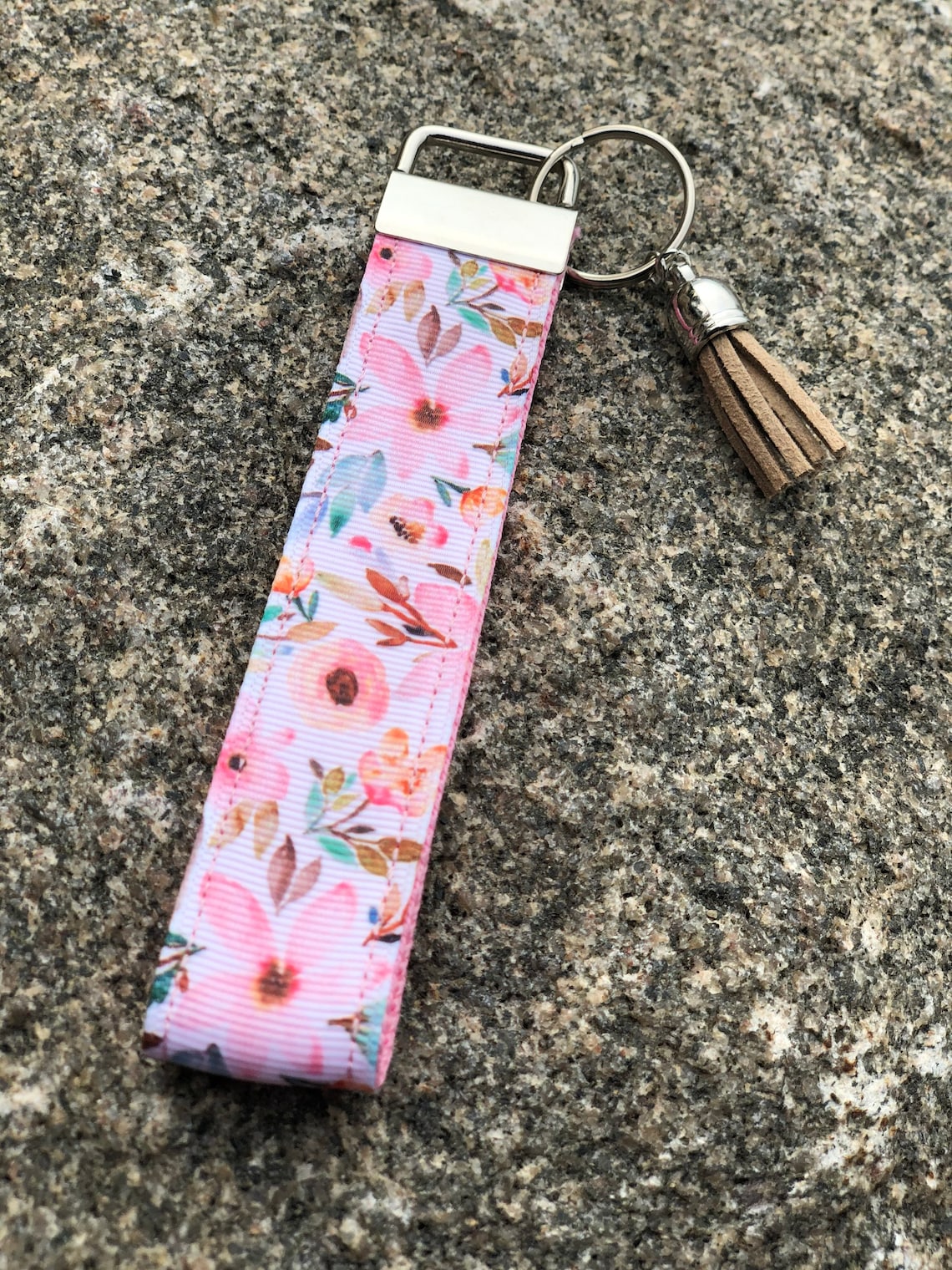 Floral Key Fob Lanyard Wristlet for Car Keys House Keys Dorm - Etsy