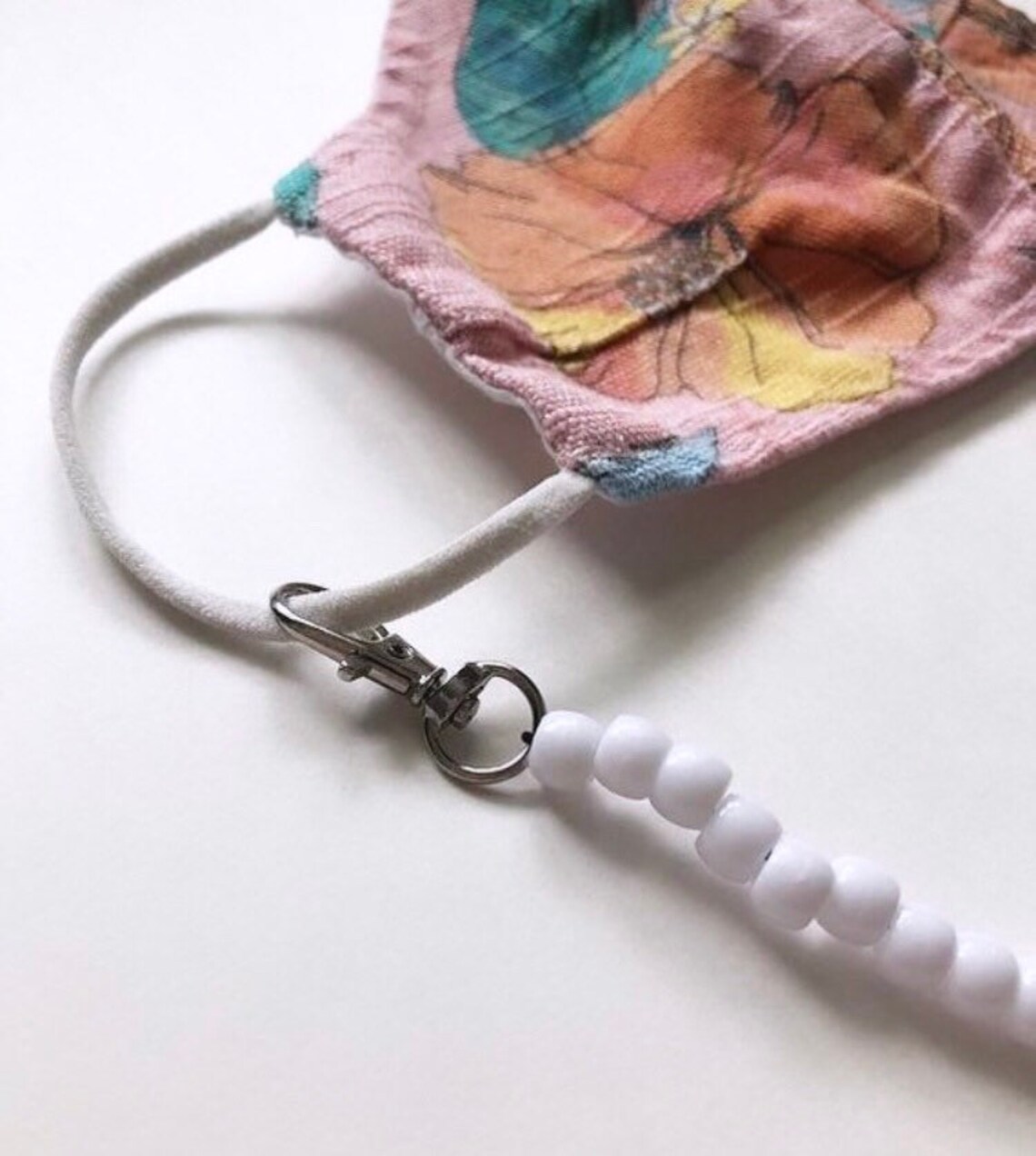 Bead Face Mask Lanyard Elastic Mask Lanyard Personalizable | Etsy