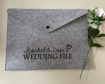Wedding File Folder - Etsy UK