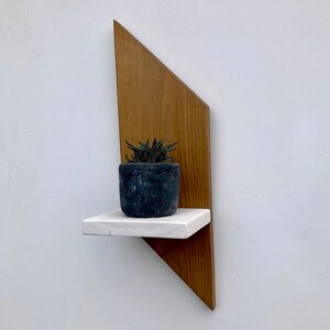 Geometric Wall Shelves, Choice of Colours, Hanging Wall Shelf. - Etsy