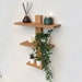 3 Tier Floating Shelf With Interchangeable Shelves, Floating Shelf ...