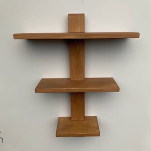 3 Tier Floating Shelf With Interchangeable Shelves, Floating Shelf ...