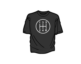 Gear Shift T Shirt - Etsy