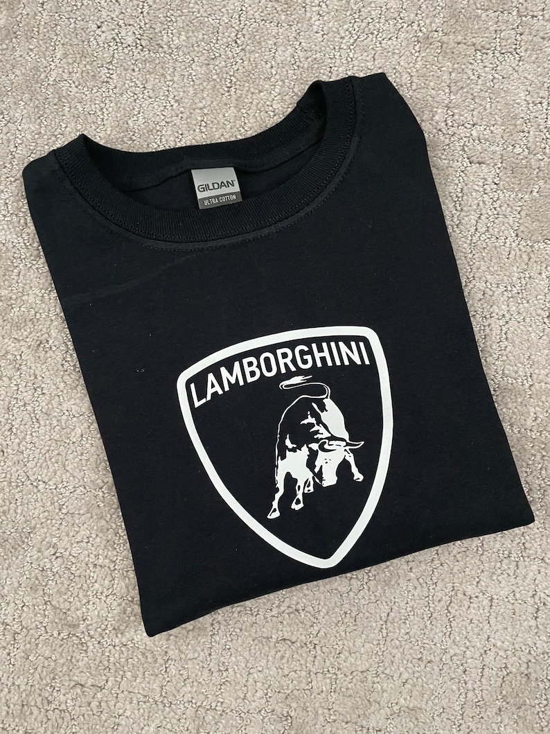 Kids Lamborghini Logo T-shirt - Etsy