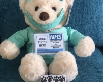 Nurse Bear Plush - Etsy UK