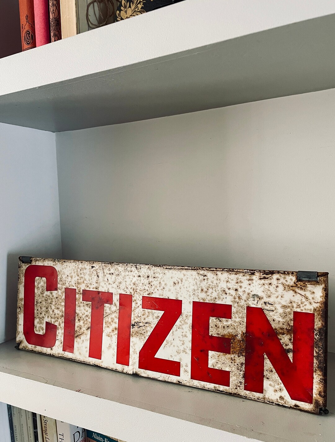 Vintage Metal Sign 'CITIZEN' - Etsy UK