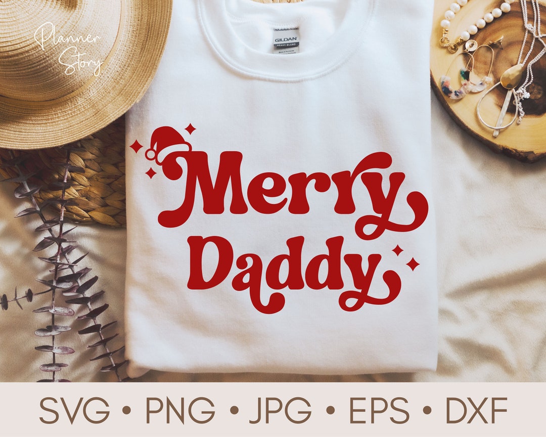Merry Daddy Svg, Daddy Claus Svg, Christmas Svg, Christmas Holiday ...
