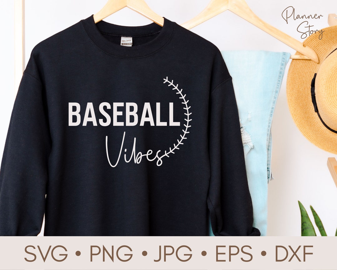 Baseball Vibes Svg | Baseball Shirt Svg | Baseball Life Svg | Baseball ...