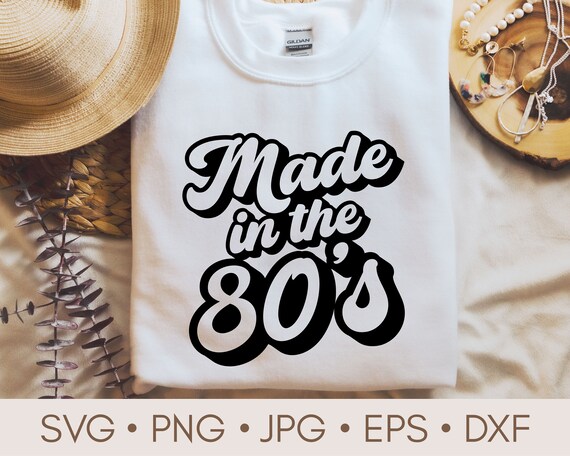 Made in the 80s Svg Vintage 80s Shirt Svg Retro Svg Retro | Etsy